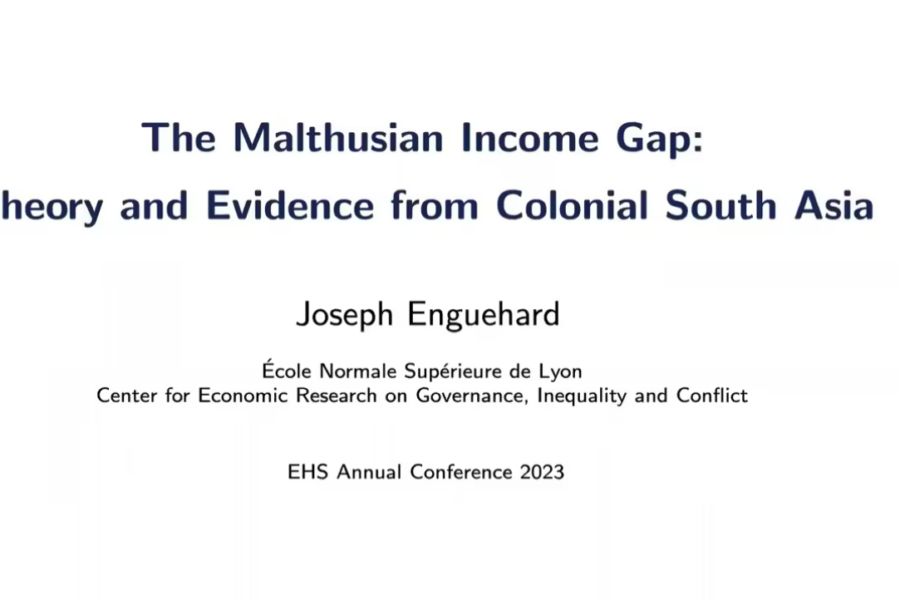 New Researcher 2023 Conference Posters - Economic History Society