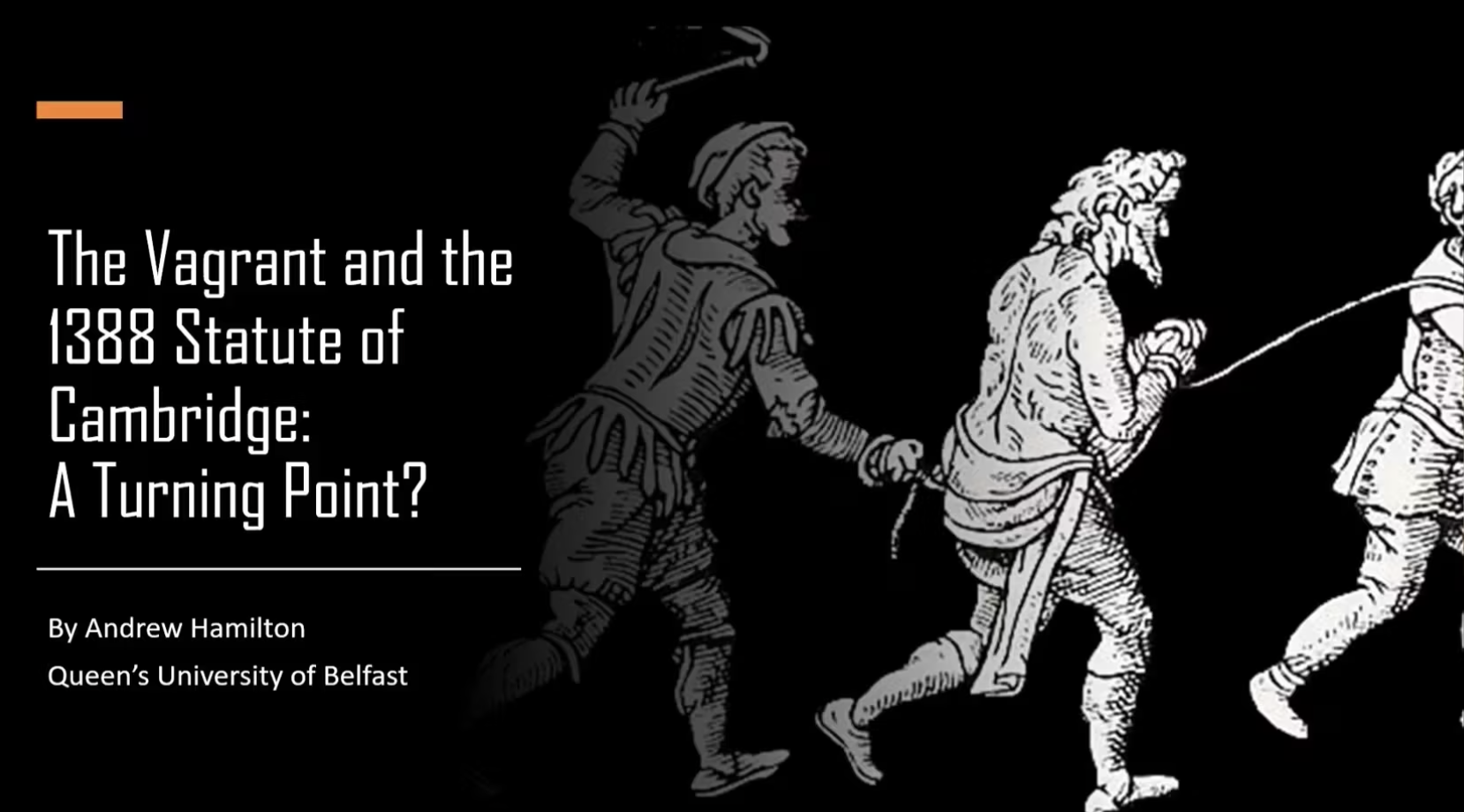 Andrew Hamilton - The vagrant and the 1388 Cambridge Statute: A turning point? - Economic ...